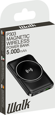 Walk P303 - Magnetic Wireless Power Bank 5,000 mAh [Accessories]– Vinyl8