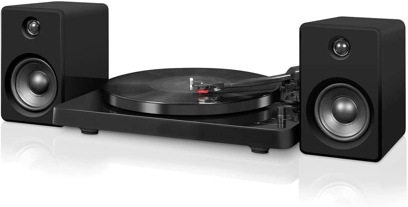 VICTROLA MODERN TURNTABLE WITH SPEAKERS [Tech & Turntables]– Vinyl8