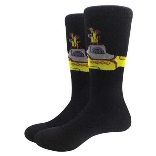 Yellow Submarine Black Men's Socks Size 7-11 [Socks]– Vinyl8